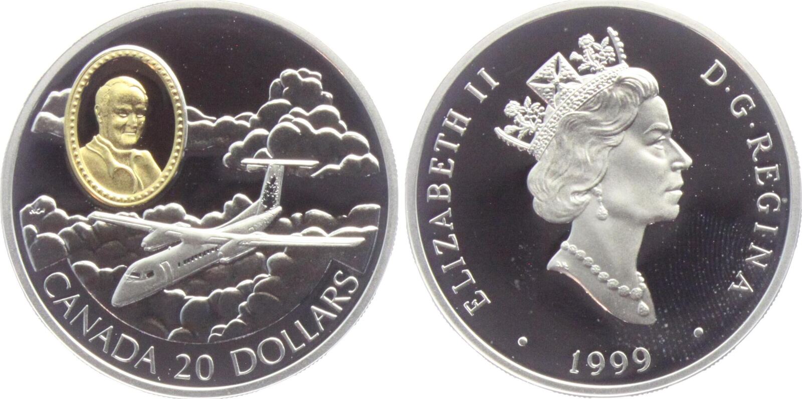 Kanada 20 Dollars 1999 Flugzeug - De Havilland Canada DHC-8 Dash 8 ...