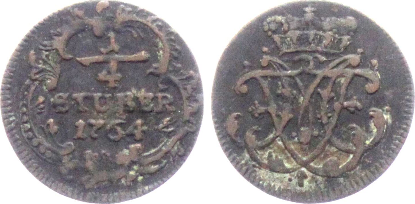 Köln Erzbistum 1/4 Stuber 1764 Maximilian Friedrich von Königseck - Rothenfels ss | MA-Shops