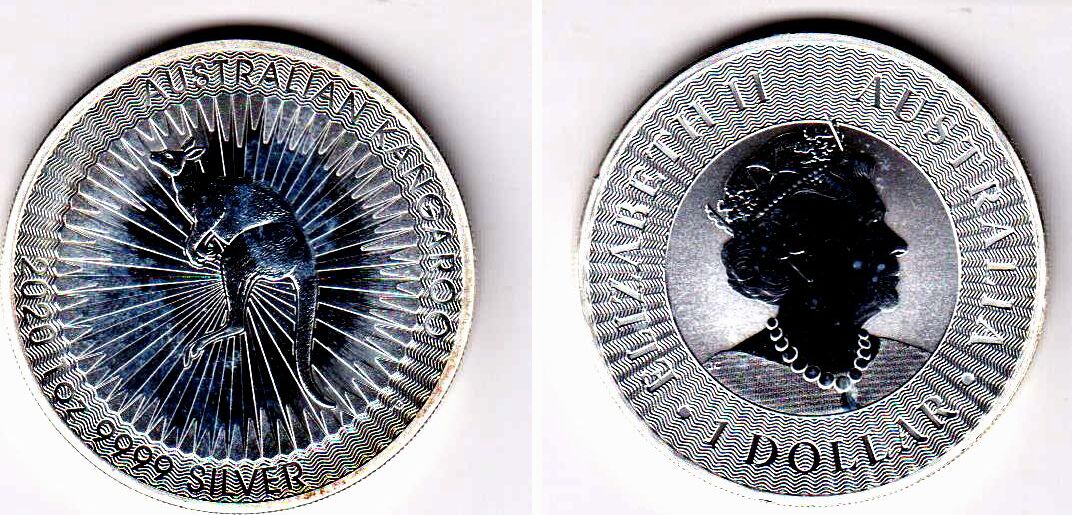 Australien 1 Dollar 2020 Känguru st - BU in Kapsel | MA-Shops