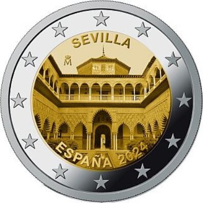 Spanien 2 Euro 2024 Kathedrale von Sevilla vz | MA-Shops