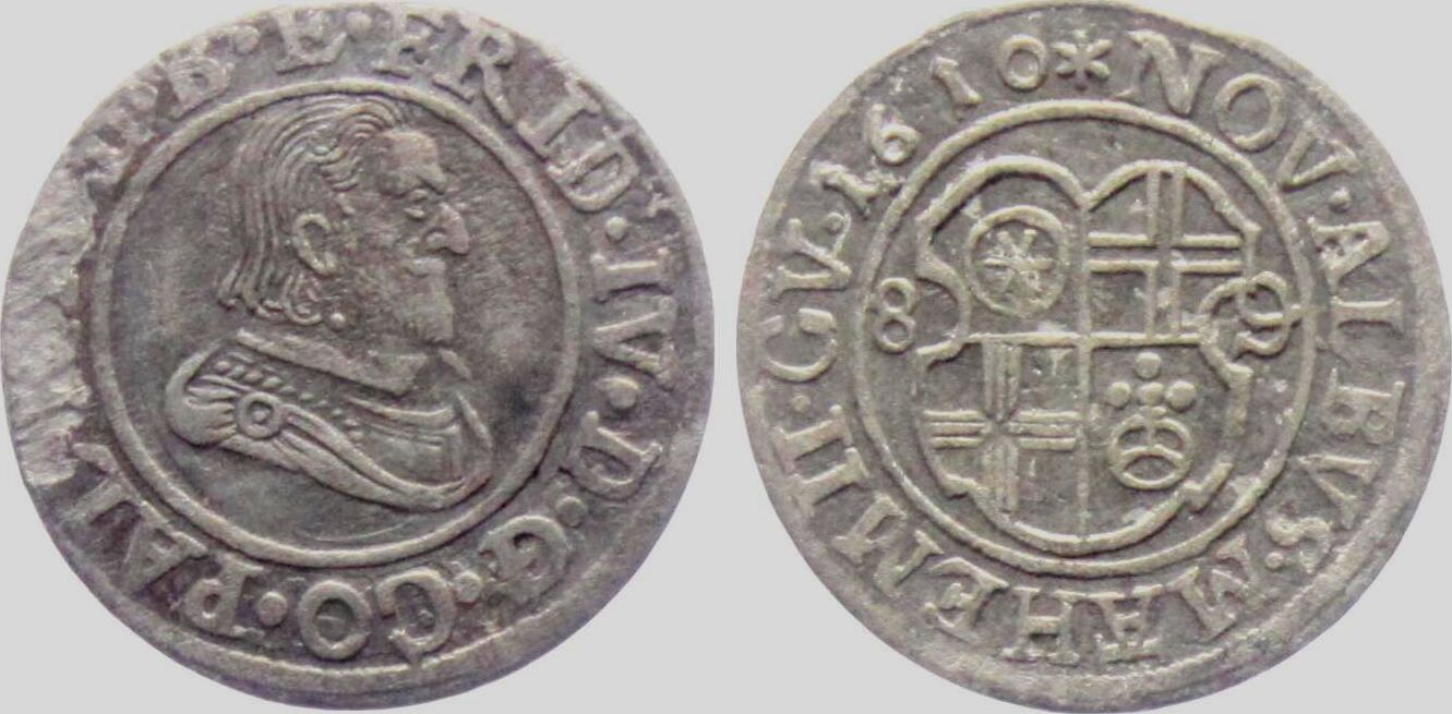Pfalz - Kurfürstentum Albus 1610 Friedrich IV. (1592-1610) ss/vz | MA-Shops