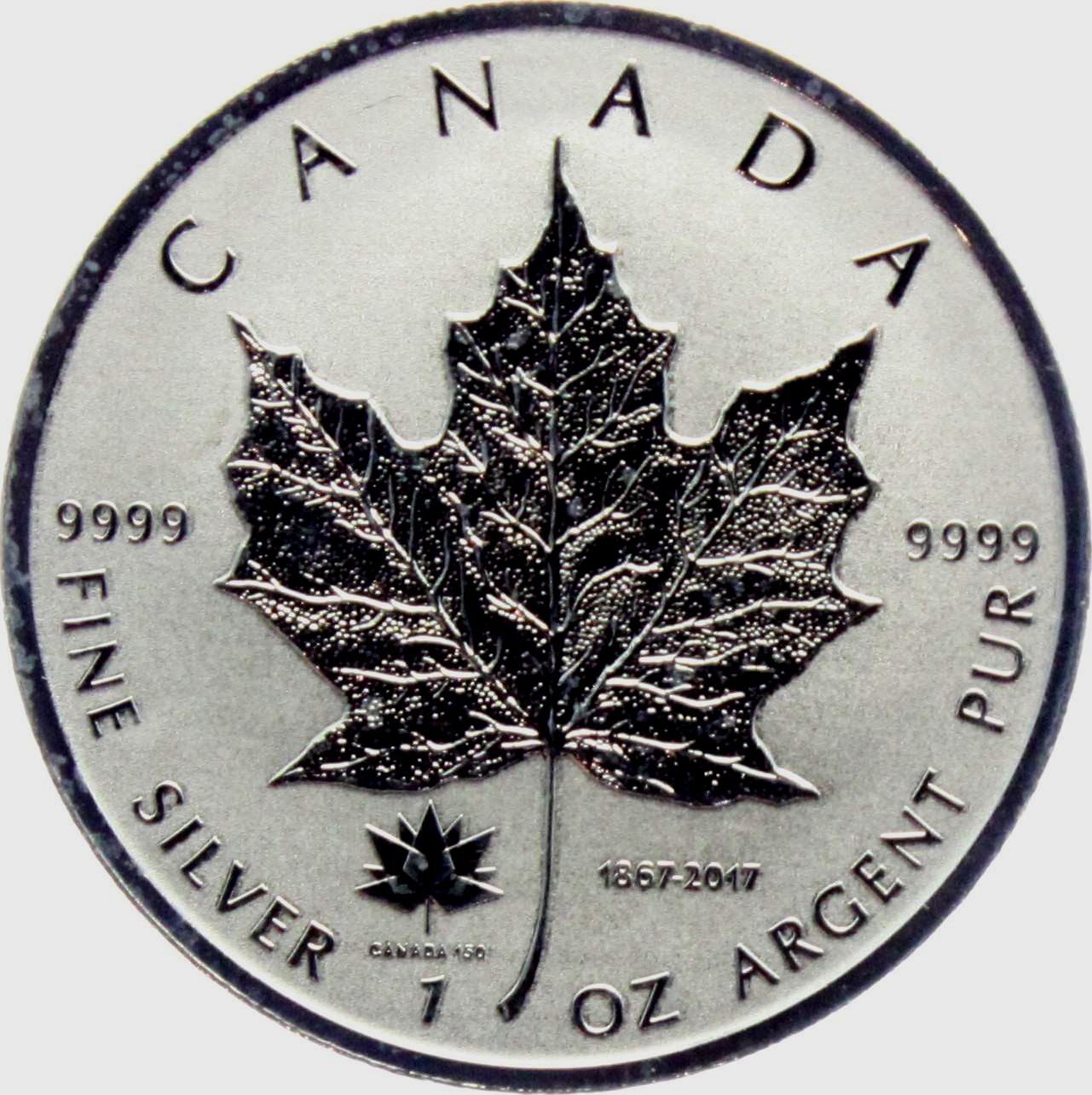 5 Dollar 2017 Maple Leaf - 1 Unze - Privy 150 Jahre Kanada st in Kapsel | MA-Shops
