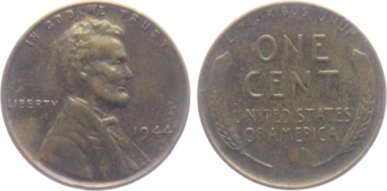 USA 1944 1 Cent - Lincoln Wheat unc | MA-Shops