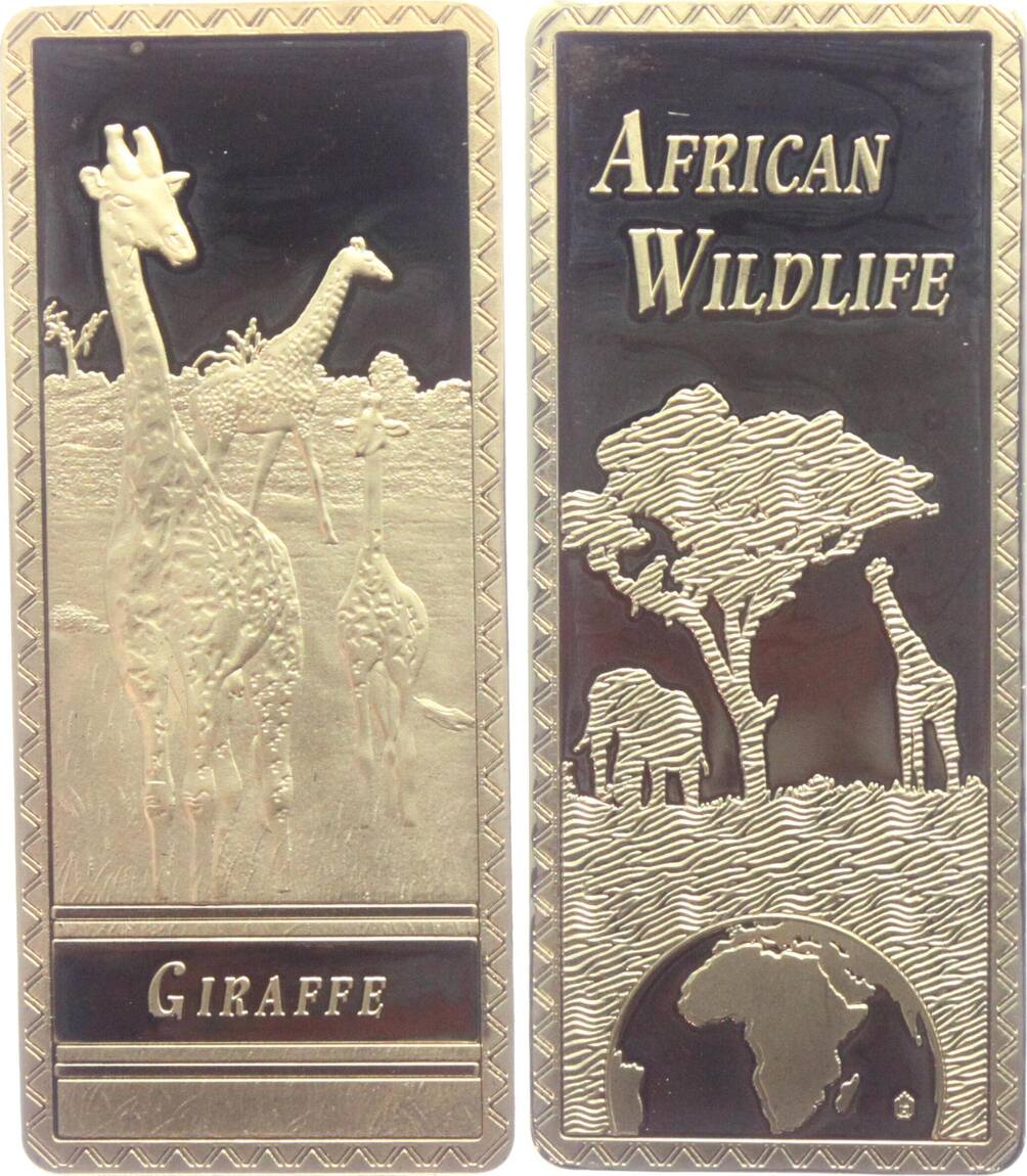 Deutschland Medaille 2020 African Wildlife - Giraffe PP - in Kapsel ...