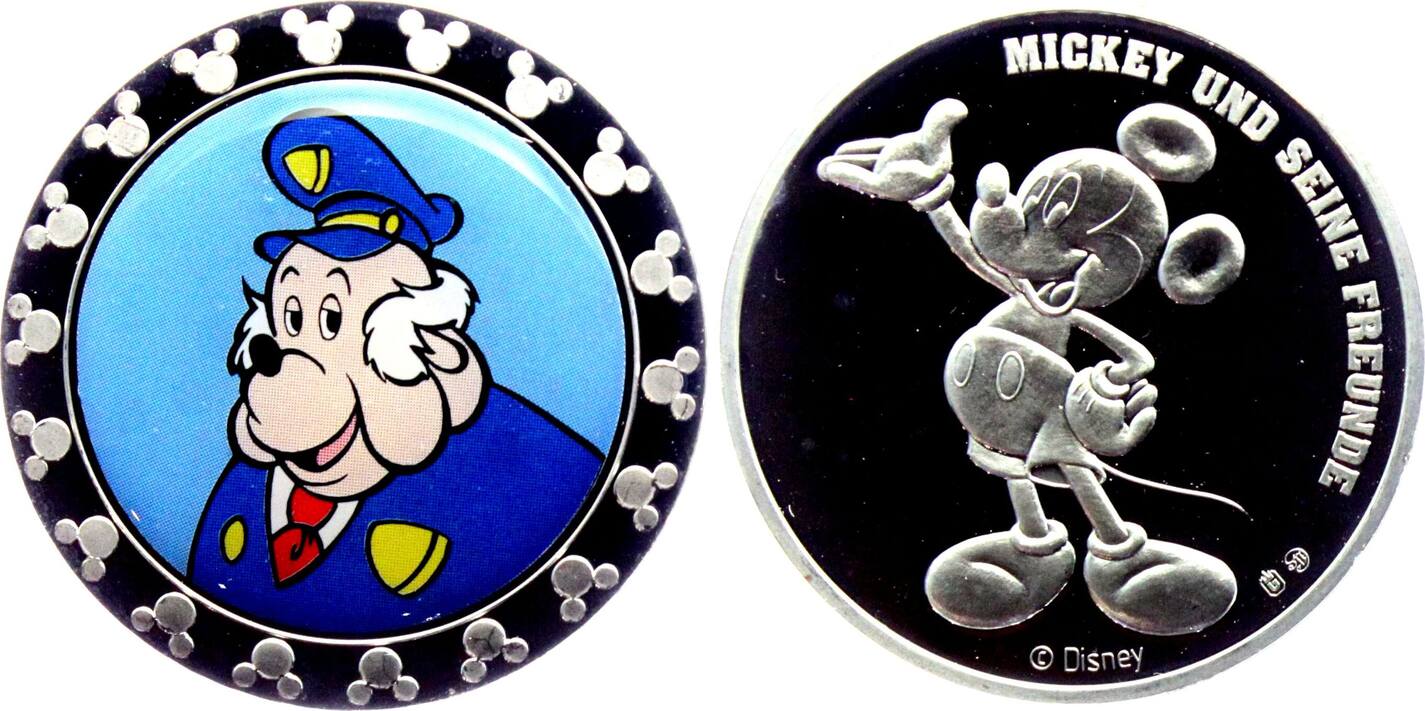 Medaille 1998 Mickey und seine Freunde - Kommissar Hunter - Disney PP ...