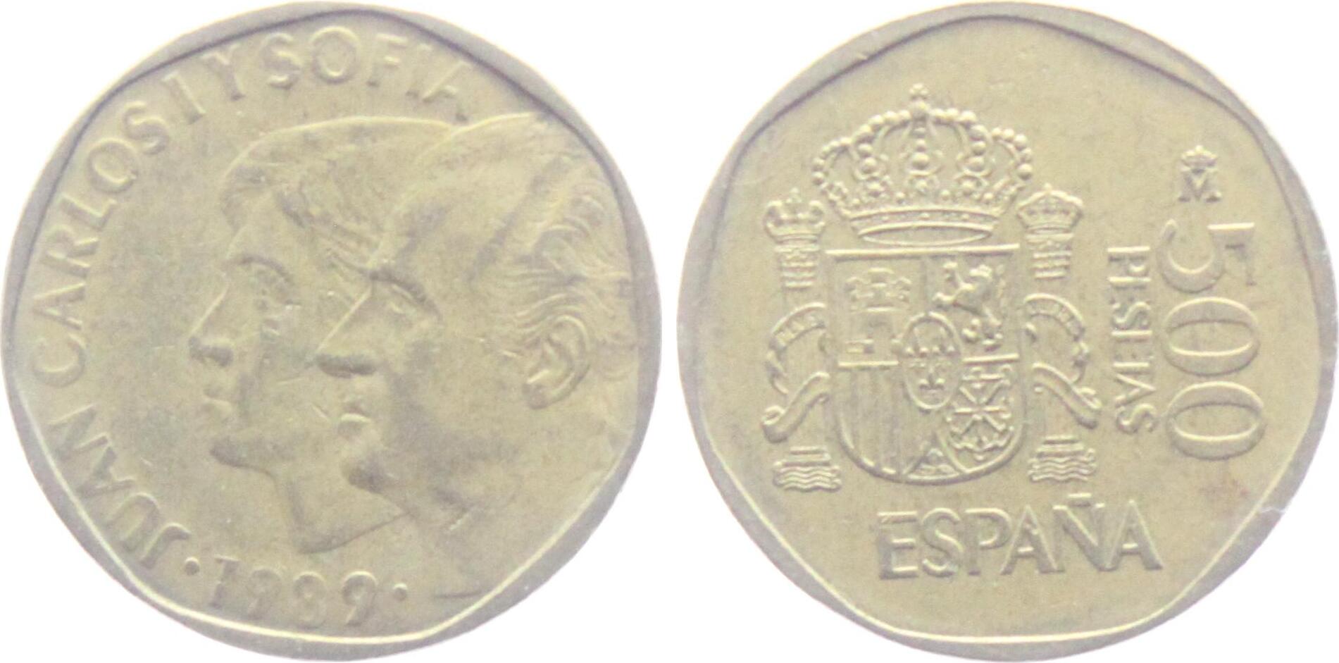 Spanien 500 Pesetas 1989 Juan Carlos und Sofia ss | MA-Shops