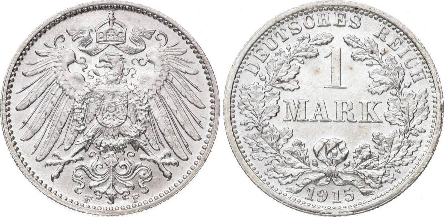 Kleinmünzen Mark 1915 F Fast Stempelglanz | MA-Shops