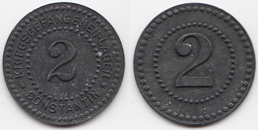 Westfalen - Bochum 2 Pfennig ohne Jahr Kriegsgefangenen-Lager ...