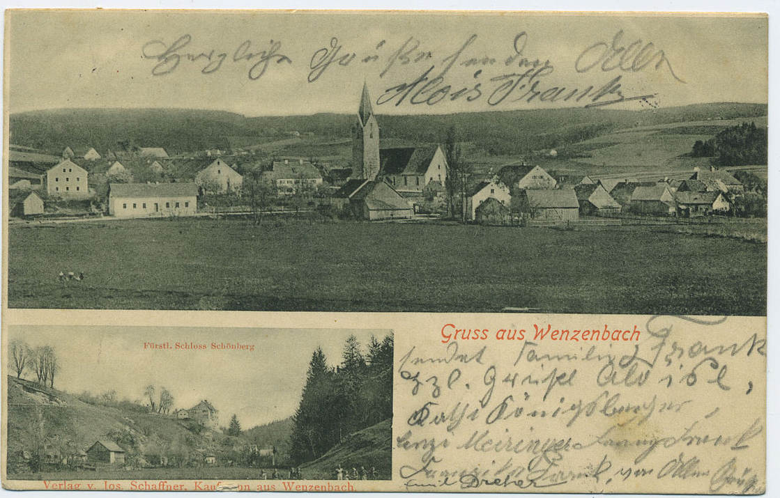 Bayern – Wenzenbach Ansichtskarte 1904 Wenzenbach 2 | MA-Shops