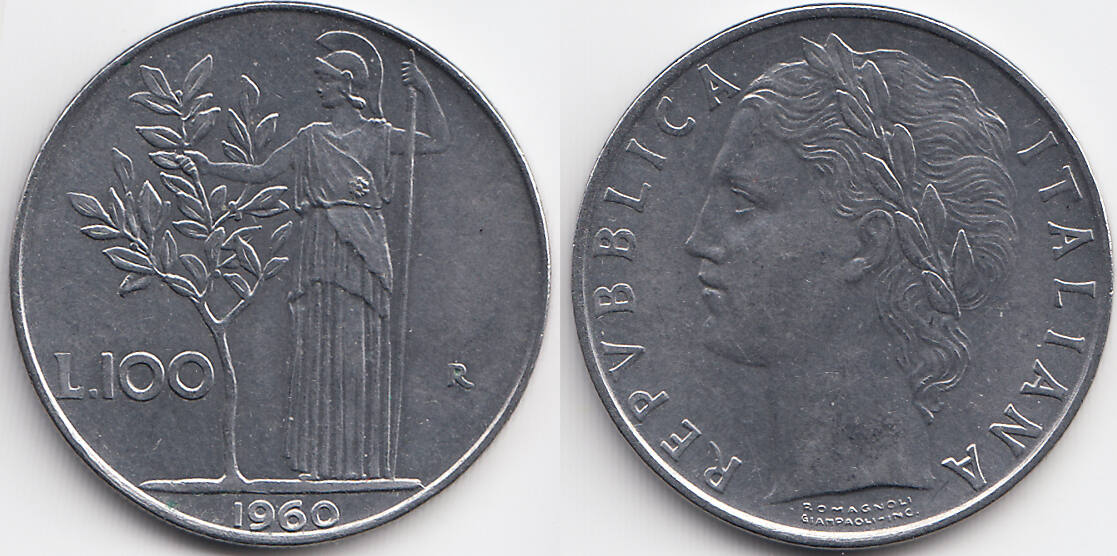 Italien - Italy 100 Lire 1960 R Republik seit 1946 vorzüglich/prägefrisch | MA-Shops