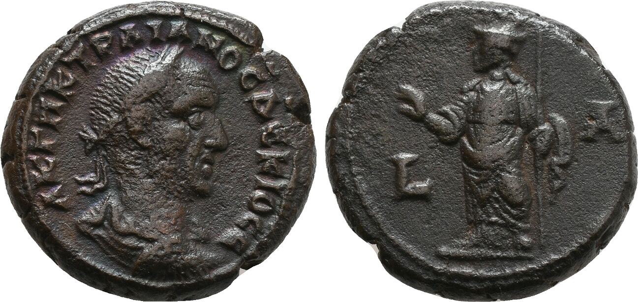 Traianus Decius (249-251) Billon-Tetradrachme Jahr 1 = 249-250 n. Chr ...