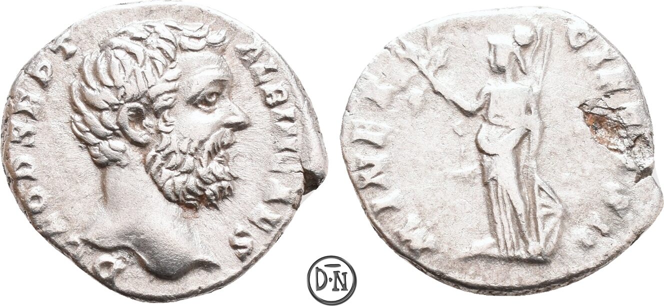 Clodius Albinus Caesar (193-195) Denar 194-195 n. Chr. Roma, unter ...