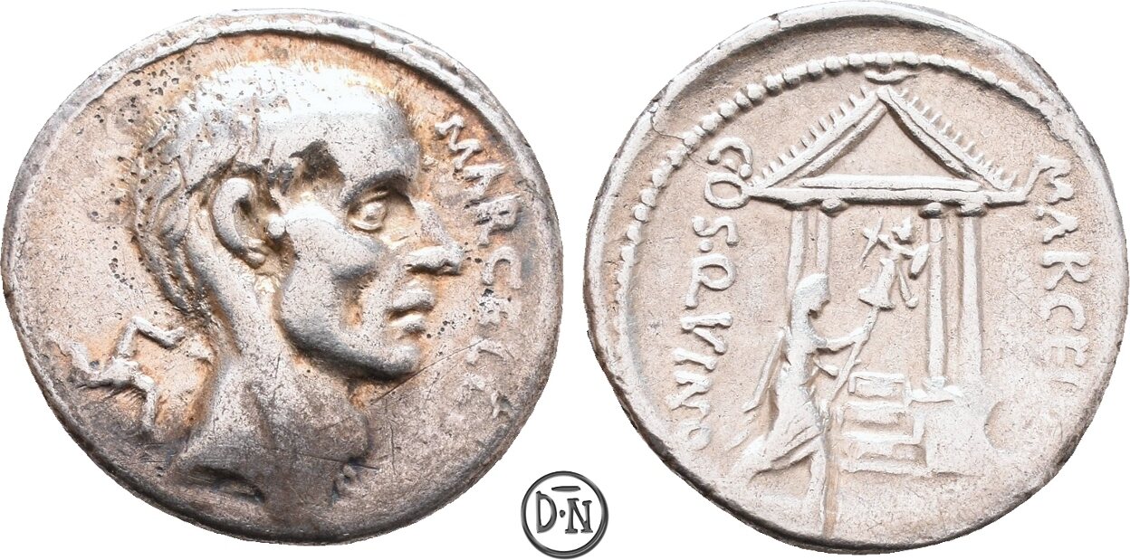 P. Cornelius Lentulus Marcellinus (Münzmeister) Denar 50 v. Chr. Rom, M ...