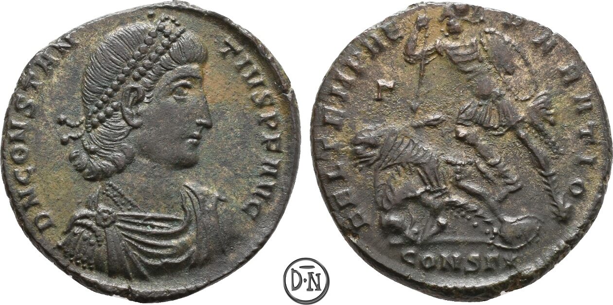 Constantius II (337-361) Maiorina 350-355 n. Chr. Constantinopolis ...