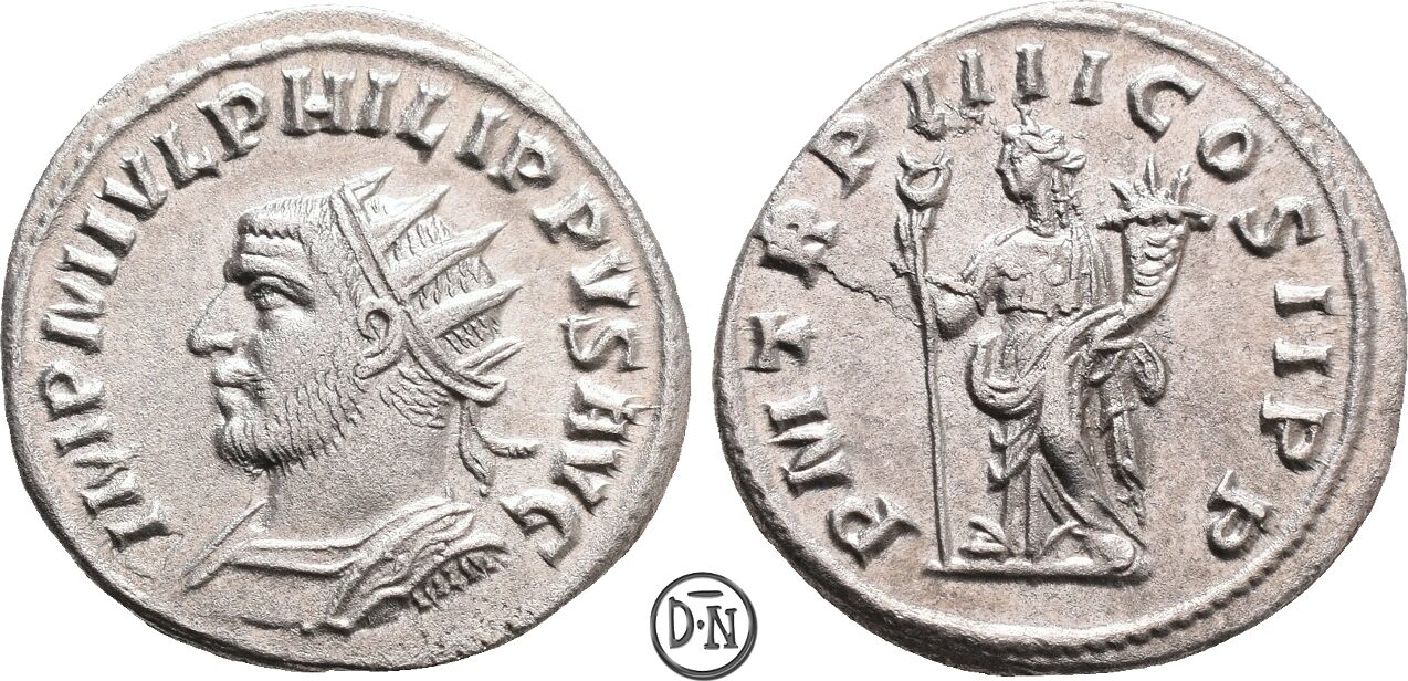 Philippus I Arabs (244-249) Antoninian 247 n. Chr. Antiochia ...