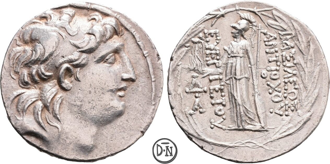 Antiochos VII (138-129) Tetradrachme ca. 138-129 v. Chr. Antiochia am ...