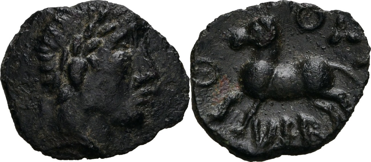Britannien, Catuvellauni AE Tasciovanus, 25 v. Chr.-10 n. chr. ss/vz ...