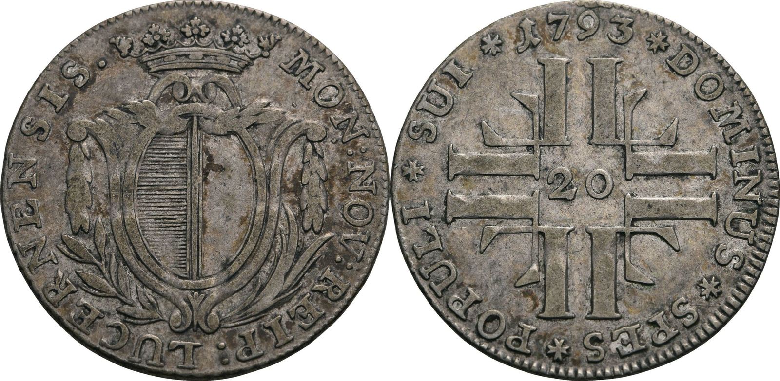 Schweiz 20 Kreuzer 1793 Luzern, Stadt ss | MA-Shops