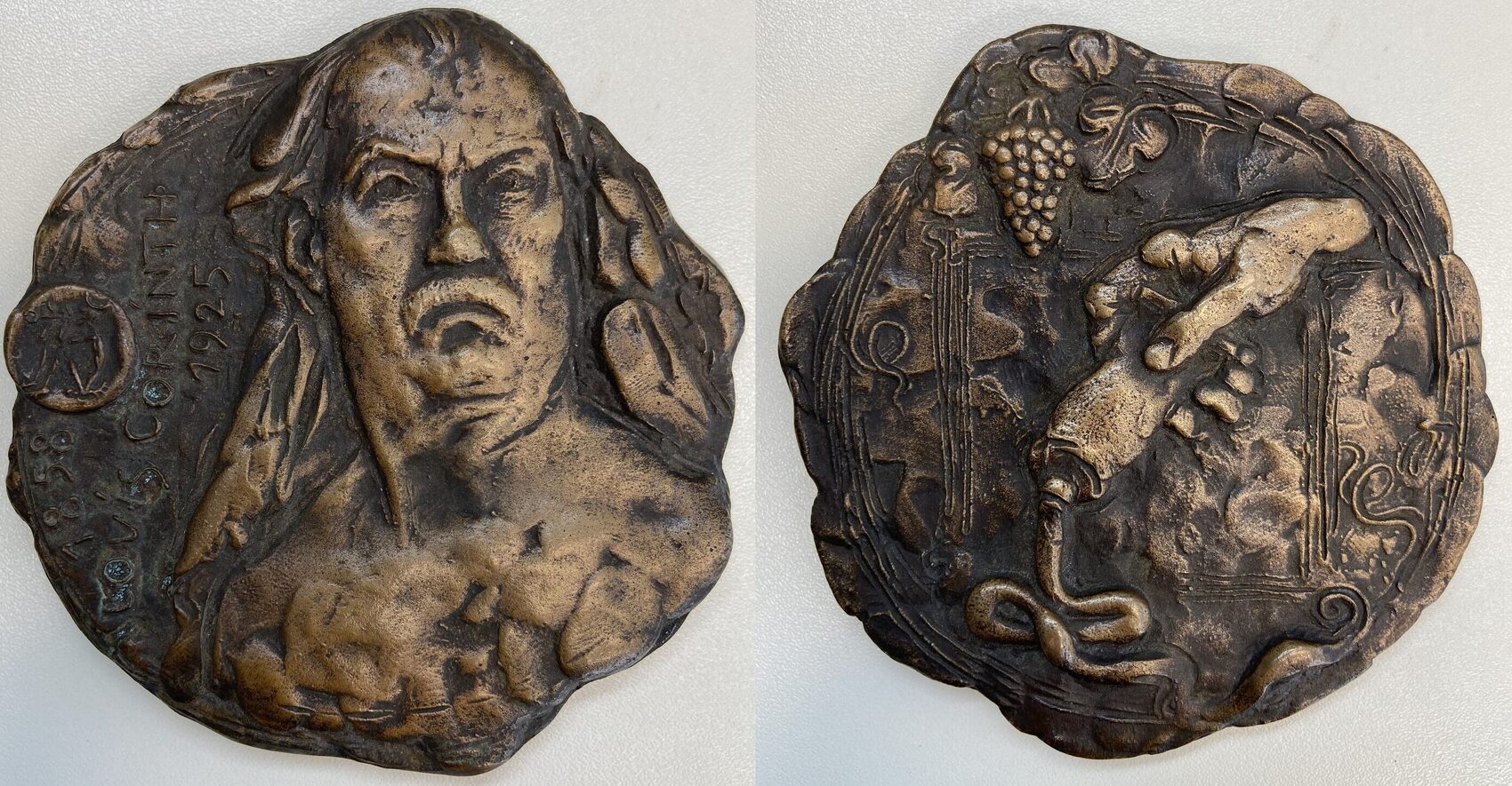 BRD Bronzegussmedaille o.J. (1976) v. Fritz Nuss (1907-1999), auf den ...