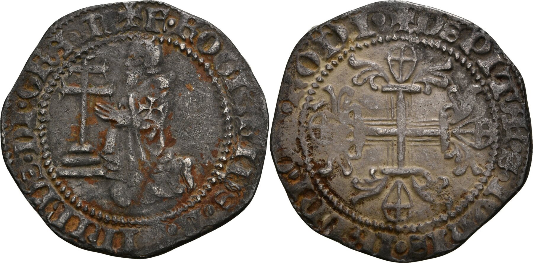 Johanniter auf Rhodos Gigliato o.J. Roger de Pins, 1355-1365 ss ...