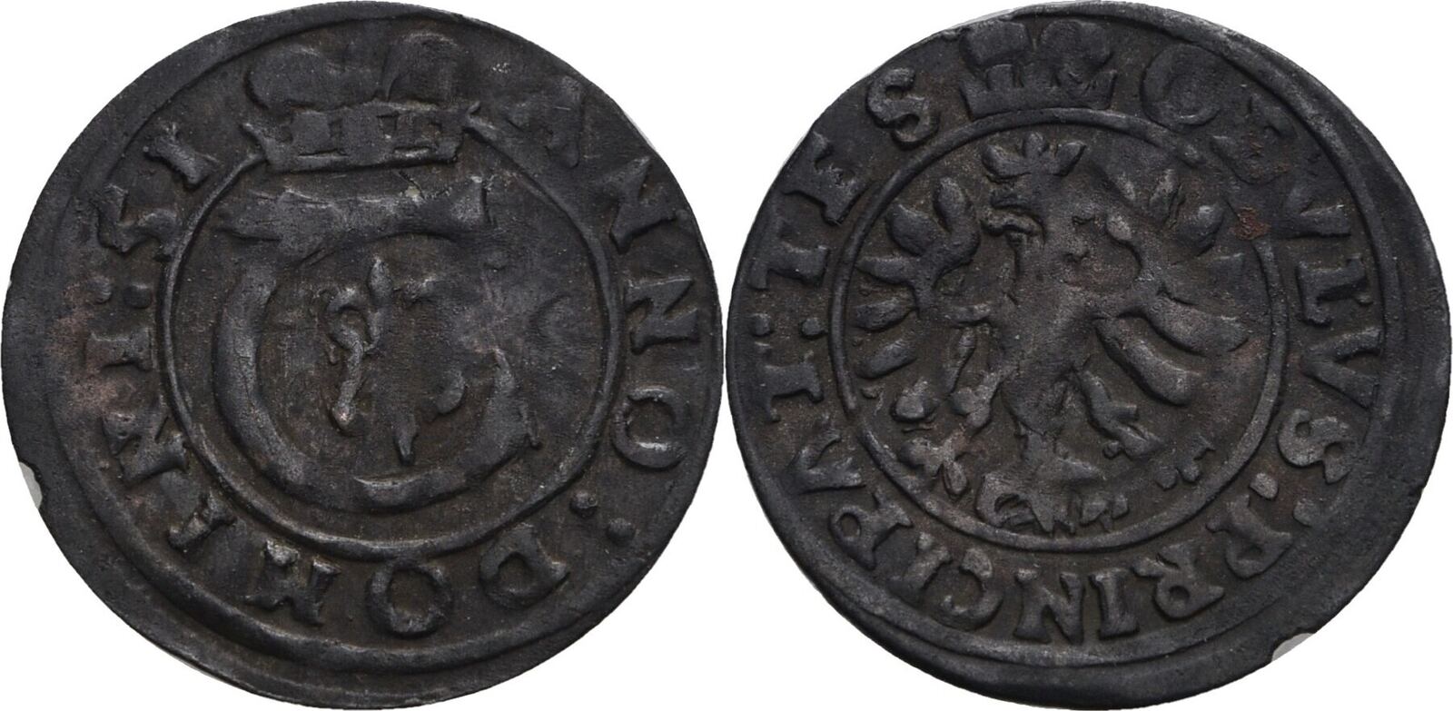 Teschen, Herzogtum Obol (Heller), Teschen 1651 Elisabeth Lucretia, 1625 ...