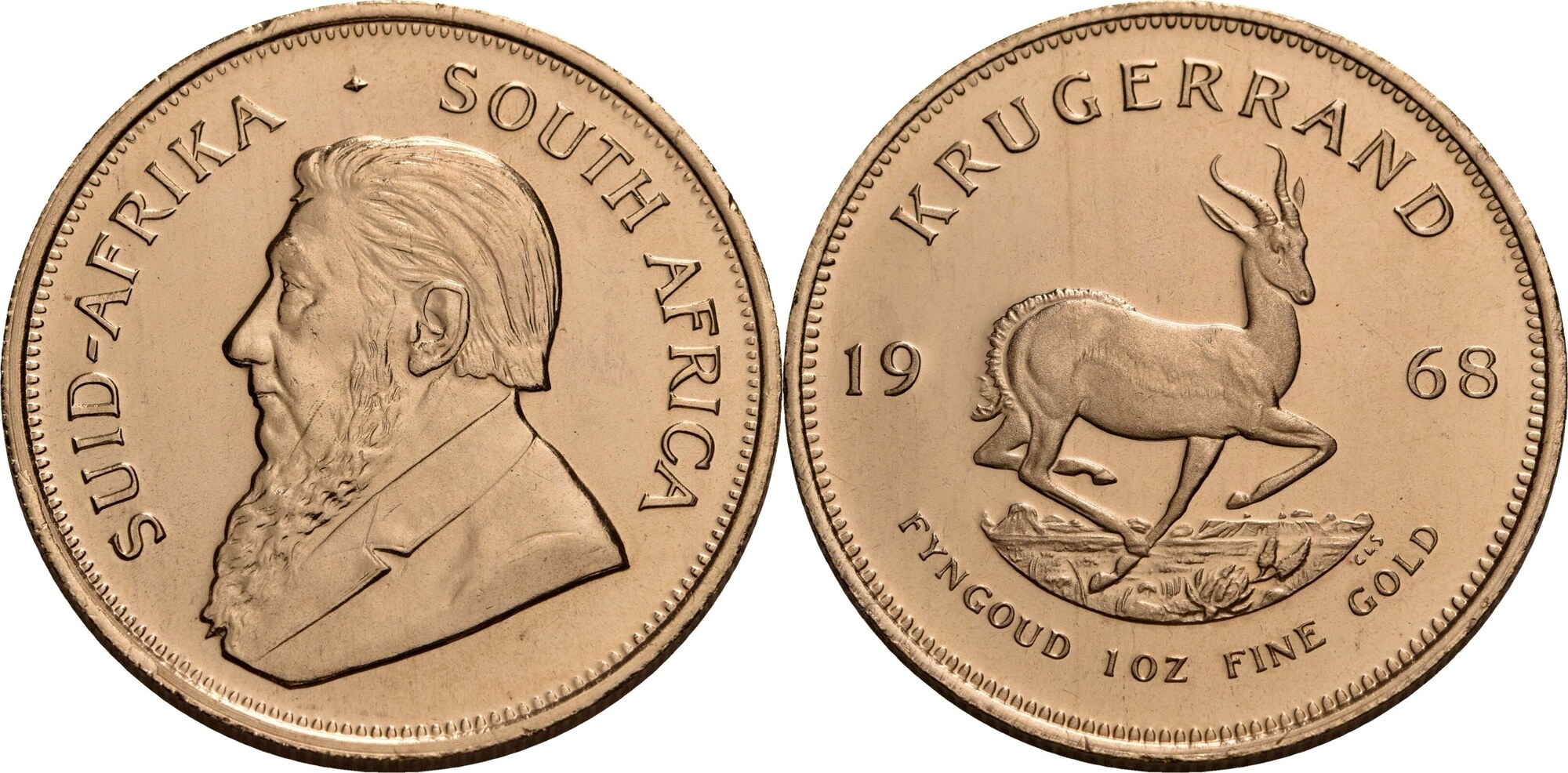 Südafrika Krügerrand 1968 1 Unze Gold prägefrisch | MA-Shops