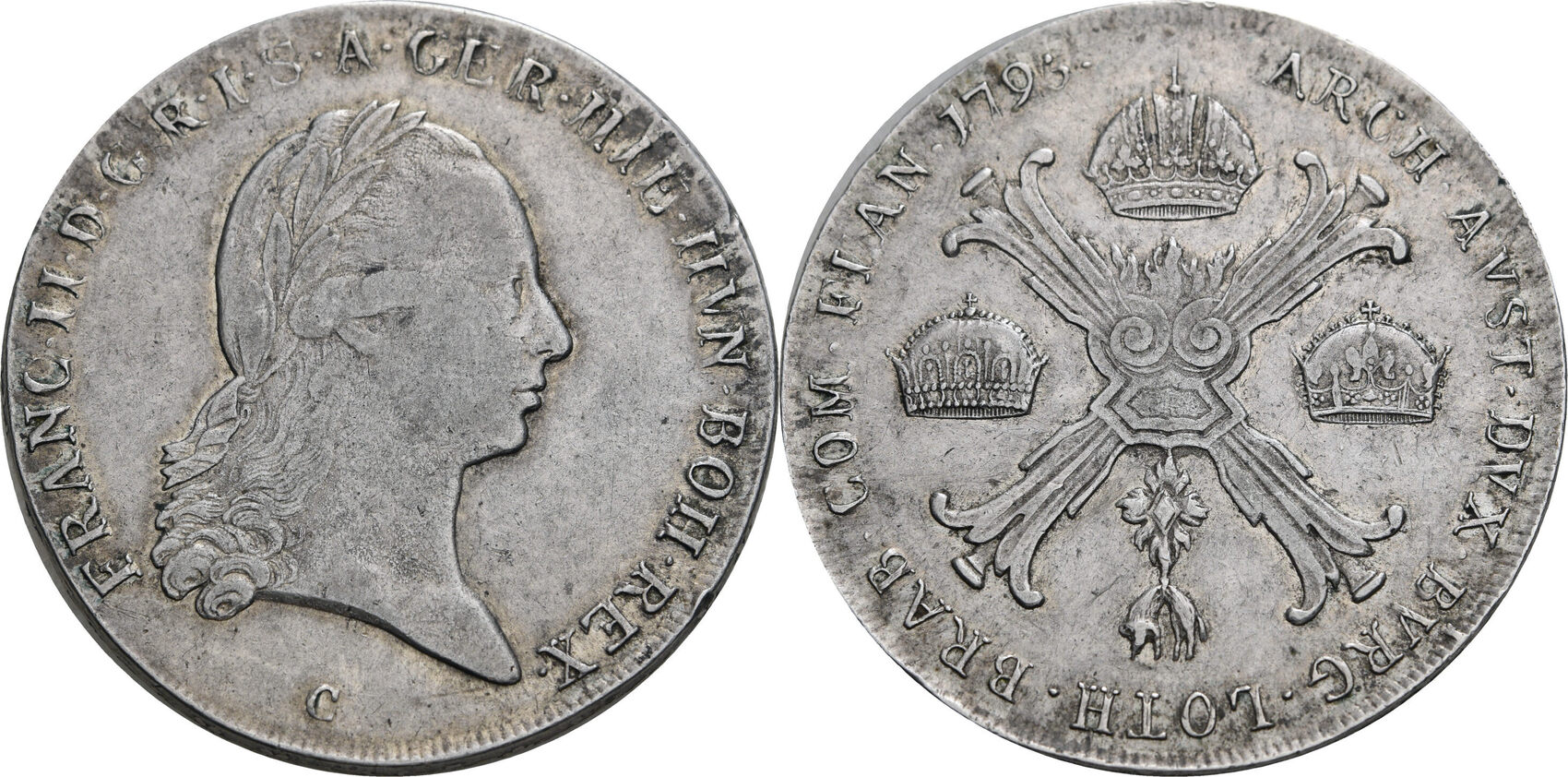 Römisch-Deutsches-Reich Kronentaler, Prag 1795 Franz II. 1792-1804 ss | MA-Shops