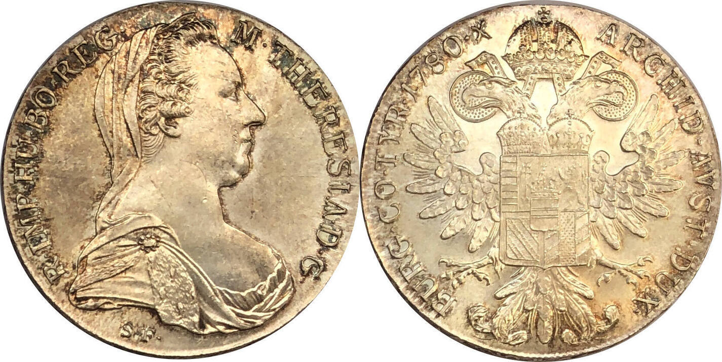Österreich Taler 1780 NP. Maria Theresia Offizielle Nachprägung vz+ ...