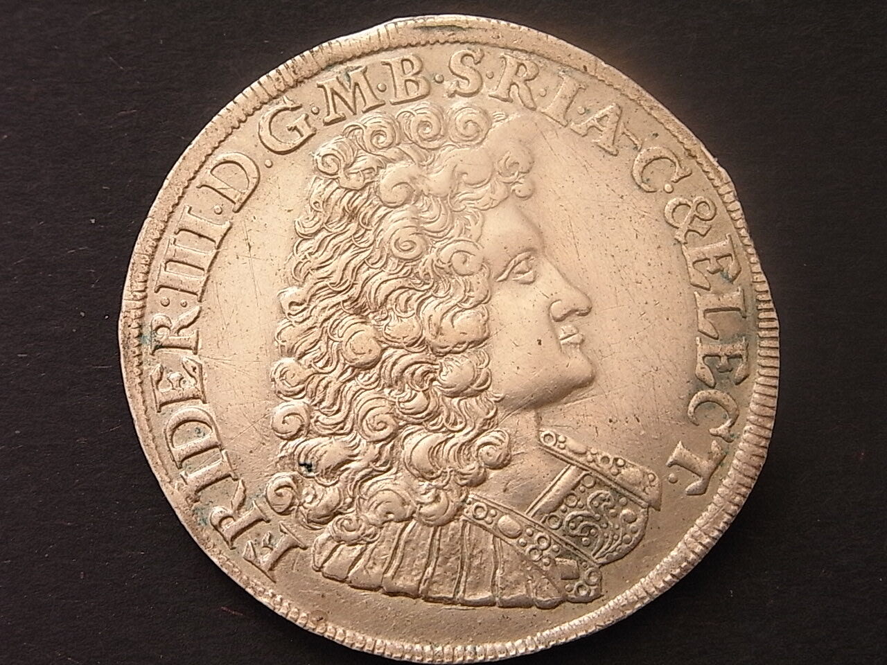 Preußen 2/3 Taler 1690 IE Für Magdeburg ss-vzgl | MA-Shops