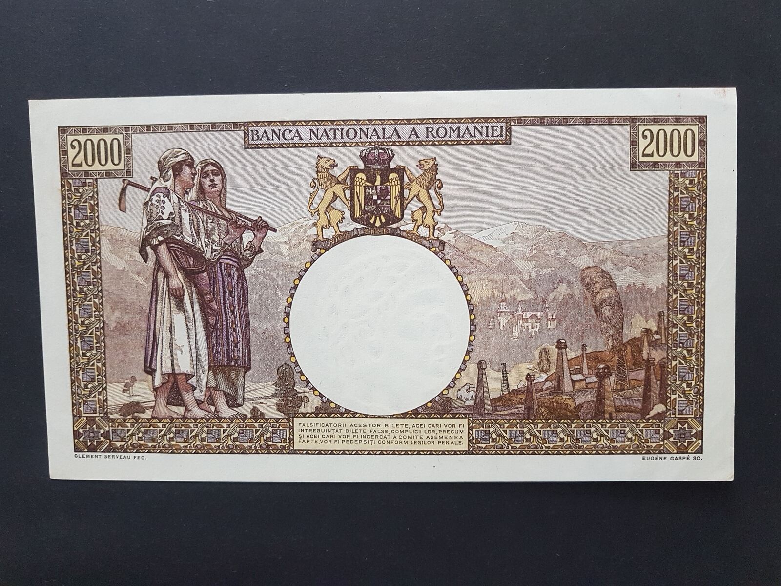 Rumänien 2000 Lei 1941 fkfr. | MA-Shops