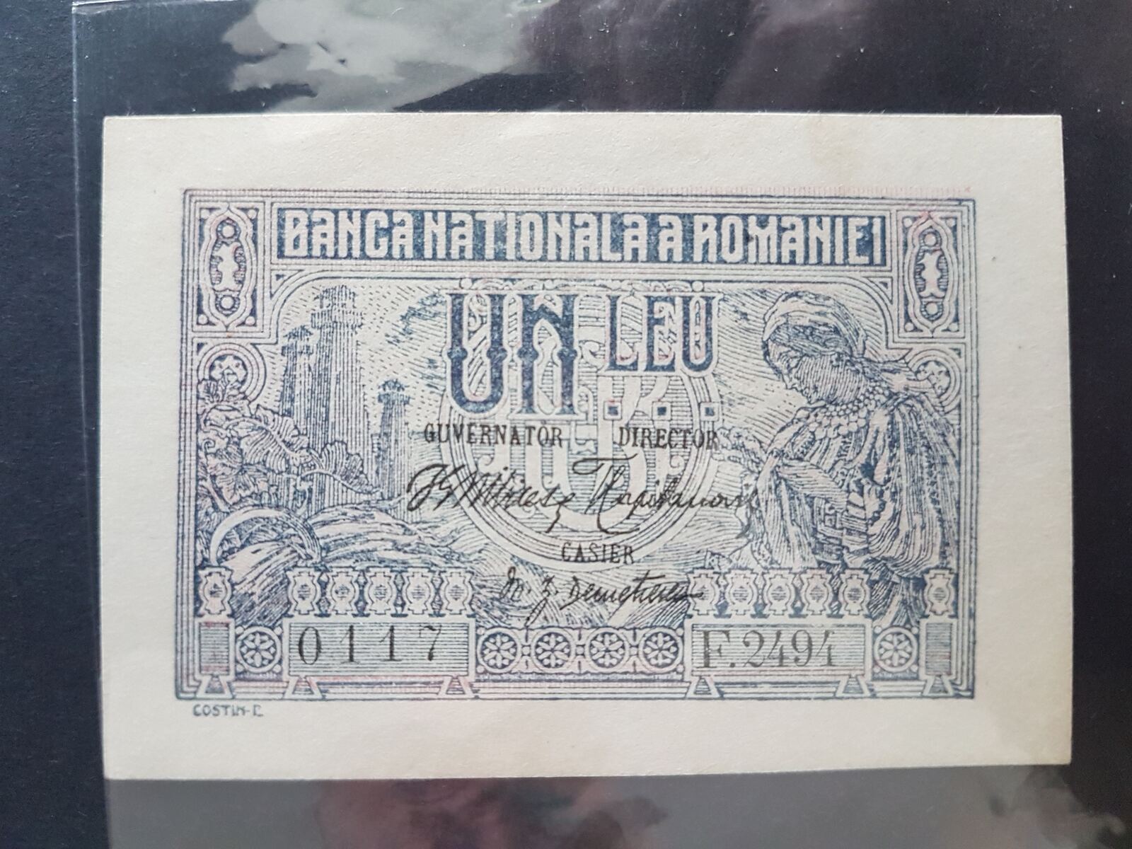 Rumänien 1 Leu 1920 fkfr. | MA-Shops
