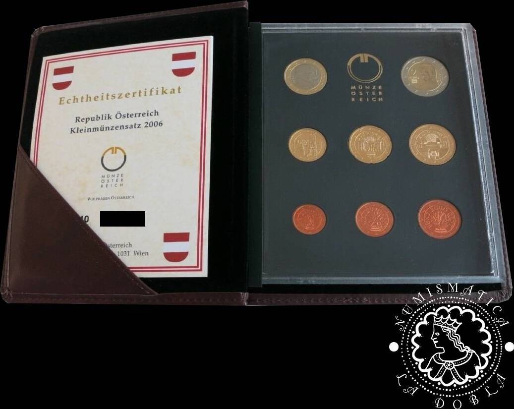 AUSTRIA EURO COIN SET AUSTRIA 2006 Euroset Proof UNC | MA-Shops
