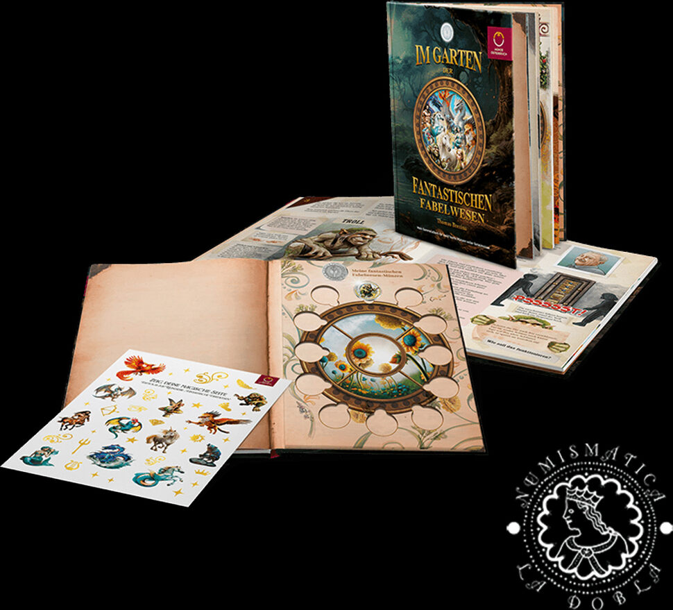 Austria 2025 3 EURO Coin Album - Mythical Creatures - New | MA-Shops