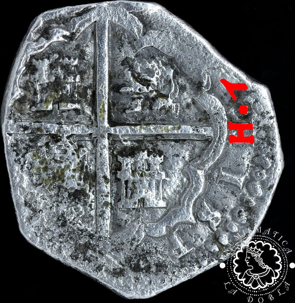 SPAIN 2 REALES 1612 - Philip III - Toledo C - Very Rare VF25 | MA-Shops