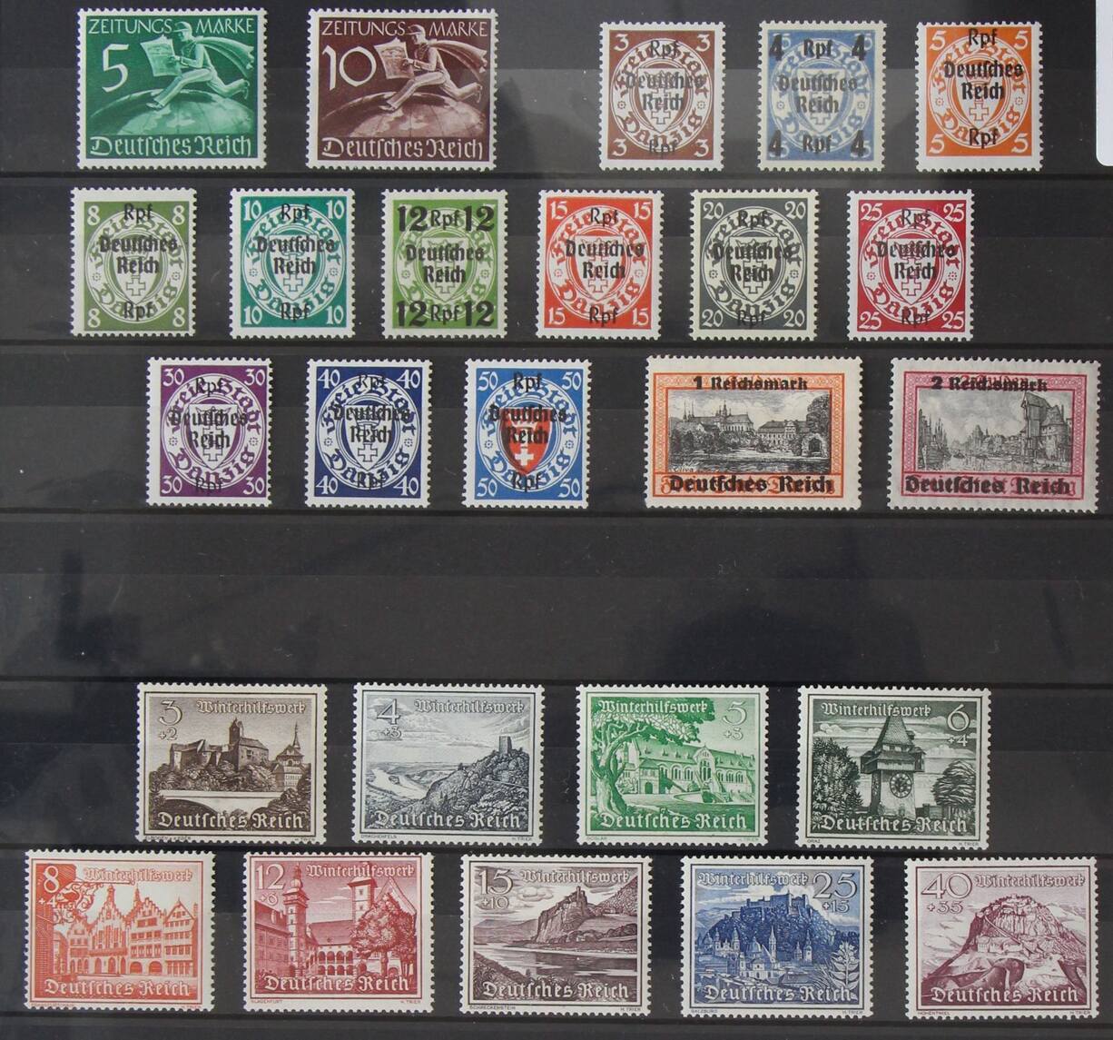 Deutsches Reich Jahrgang 1939 postfrisch MiNr. Jahrgang 1939 postfrisch ...