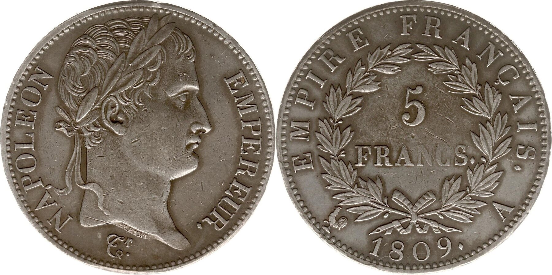 France 5 Francs 1809 Napoléon Paris vz | MA-Shops