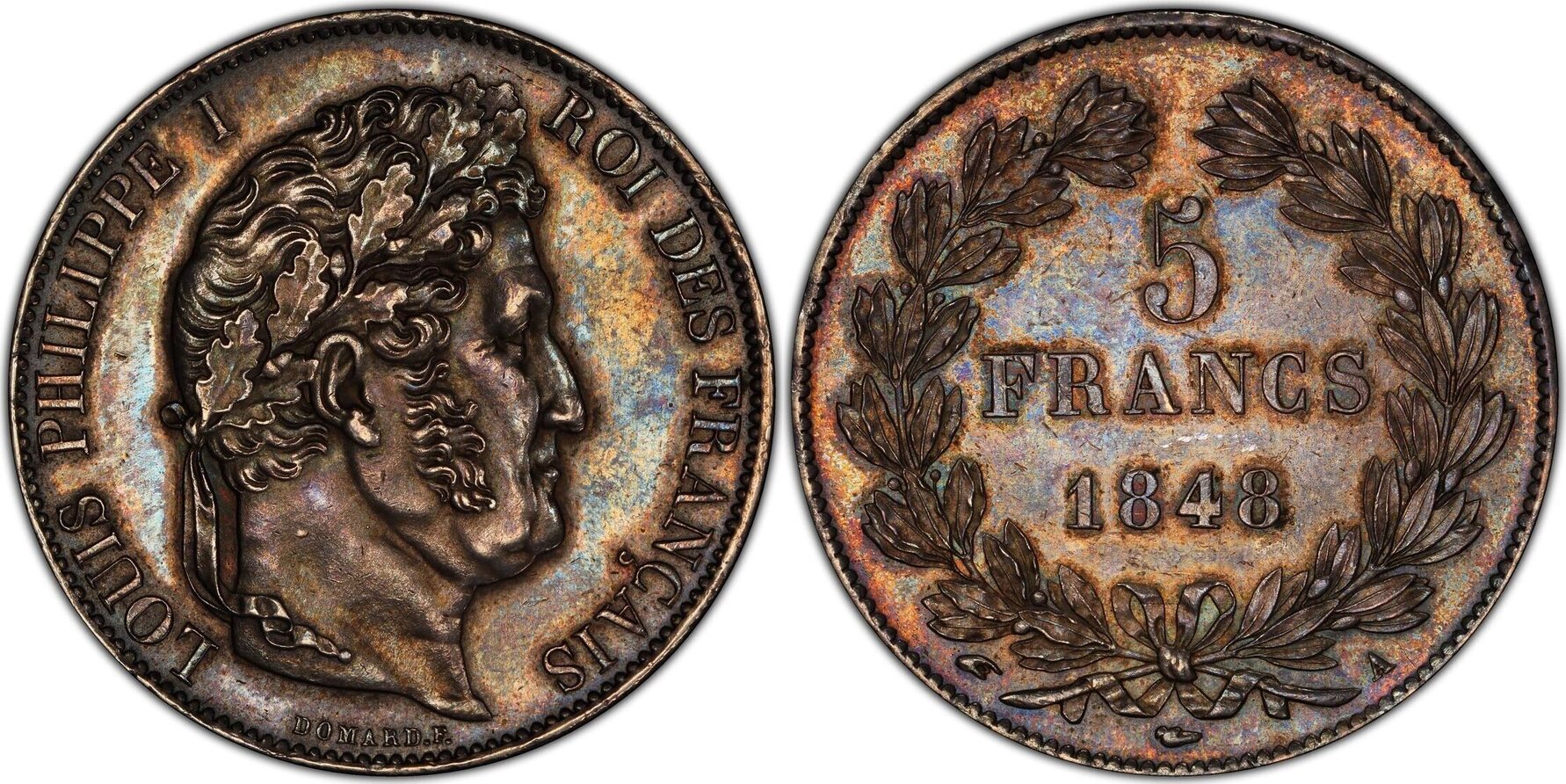 France 5 Francs 1848 Louis-Philippe Paris unz à FDC | MA-Shops