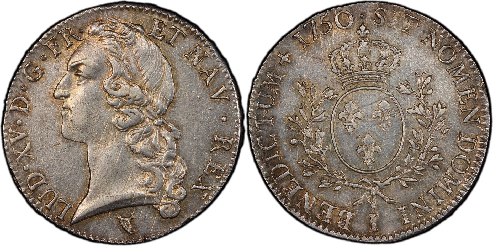 France 1750 Louis XV Ecu au bandeau Limoges vz rarissime | MA-Shops