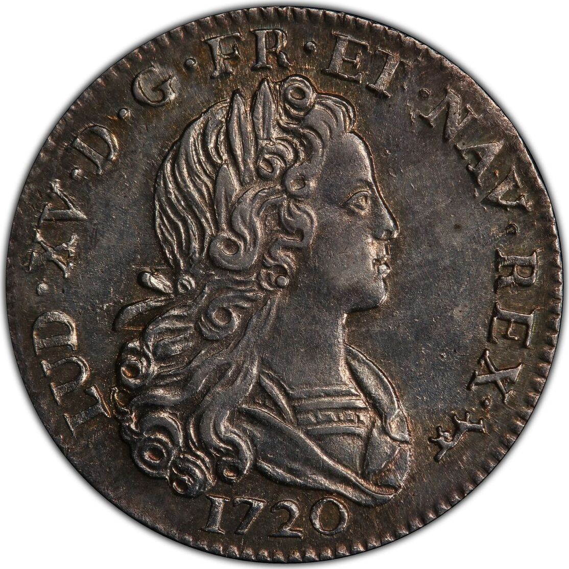 France 1720 Louis XV Petit Louis d'argent Paris splendide exemplaire ...