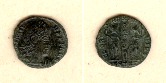 Antikes Rom Follis Flavius Julius CONSTANTIUS II. f.vz [324-361] vz ...