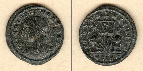 Antikes Rom Follis Flavius Julius CRISPUS extrem selten ss-vz [320-321 ...
