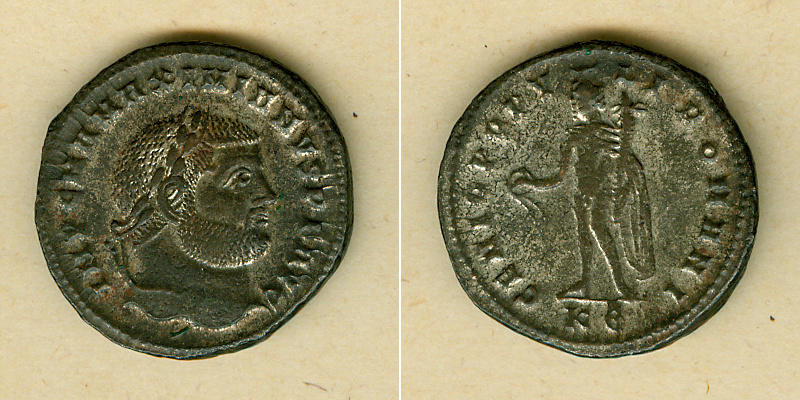Antikes Rom Follis Marcus Aurelius Valerius MAXIMIANUS (Herculius) Groß ...