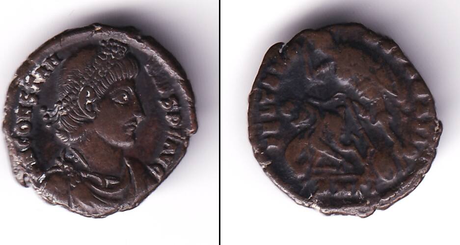 Antikes Rom Follis Flavius Julius CONSTANTIUS II. ss-vz/s-ss [355-361 ...
