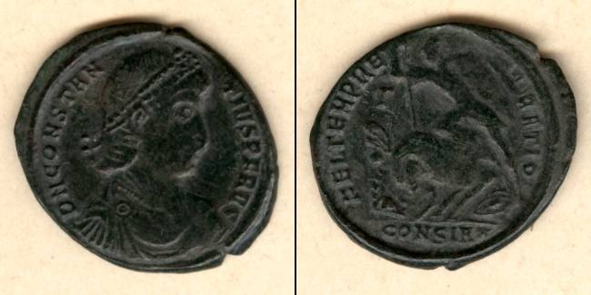 Antikes Rom Maiorina Flavius Julius CONSTANTIUS II. ss+/ss [348-351 ...