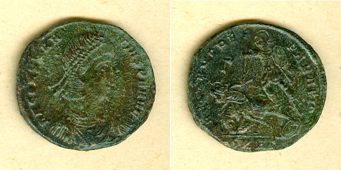 Antikes Rom Maiorina Flavius Julius CONSTANTIUS II. ss-vz [351-355 ...