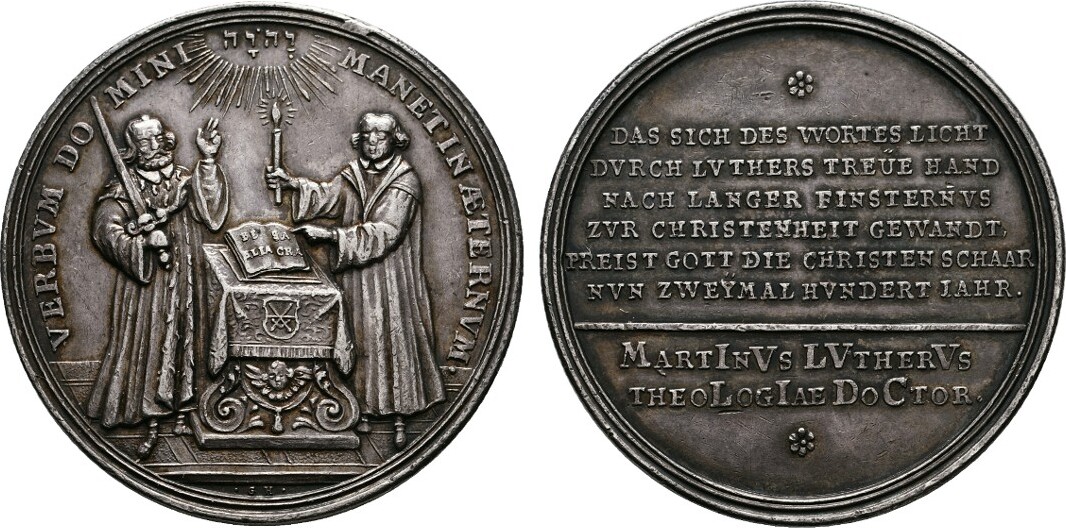 SACHSEN Silbermedaille 1717 (v. Hautsch) Friedrich August I., 1694-1733 ...