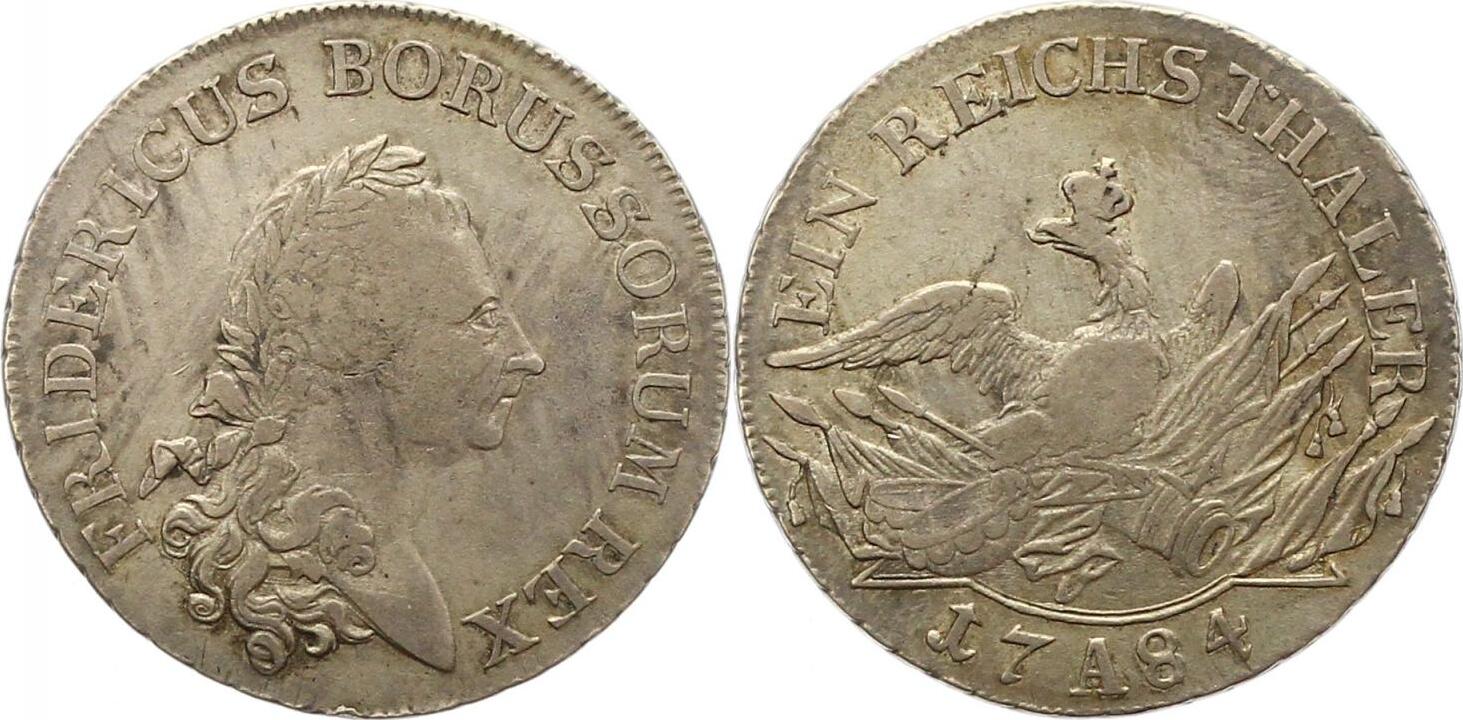 Brandenburg Preu en Taler 1784 A Friedrich II 1740 1786 Sehr Sch n brandenburg-preu-en-taler-1784-a-friedrich-ii-1740-1786-sehr-sch-n