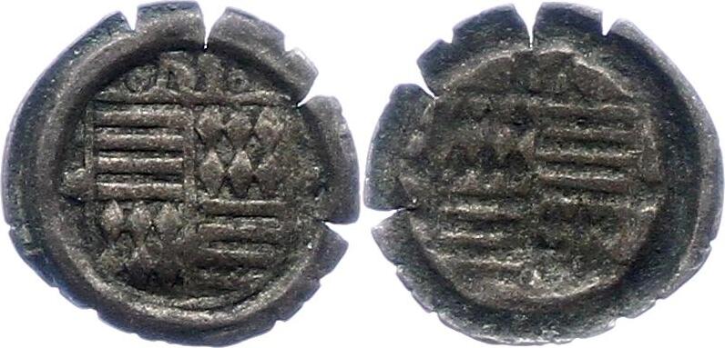 Mansfeld Hohlpfennig Günther, Ernst, Hoyer, Gebhard und Albrecht 1486 ...