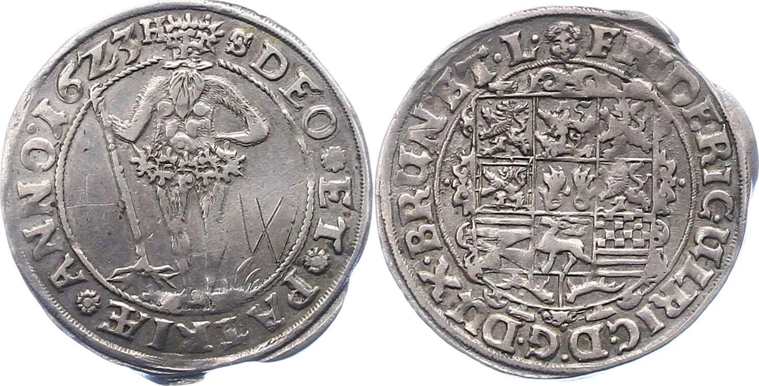 Braunschweig-Wolfenbüttel 1/8 Taler 1623 HS Friedrich Ulrich 1613-1634 ...