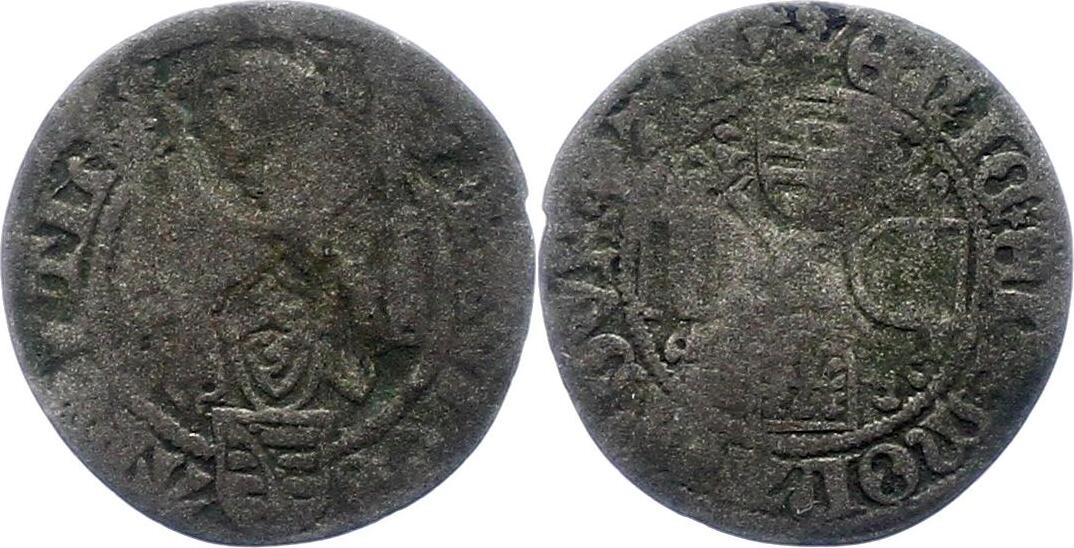 Münster-Bistum 3 Pfennig Erich I. von Sachsen-Lauenburg 1508-1522. Fast ...